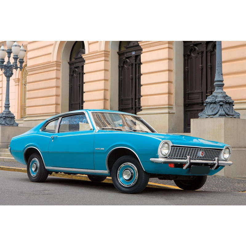Calota Ford Maverick Super Luxo Original Usada Inox - Jogo