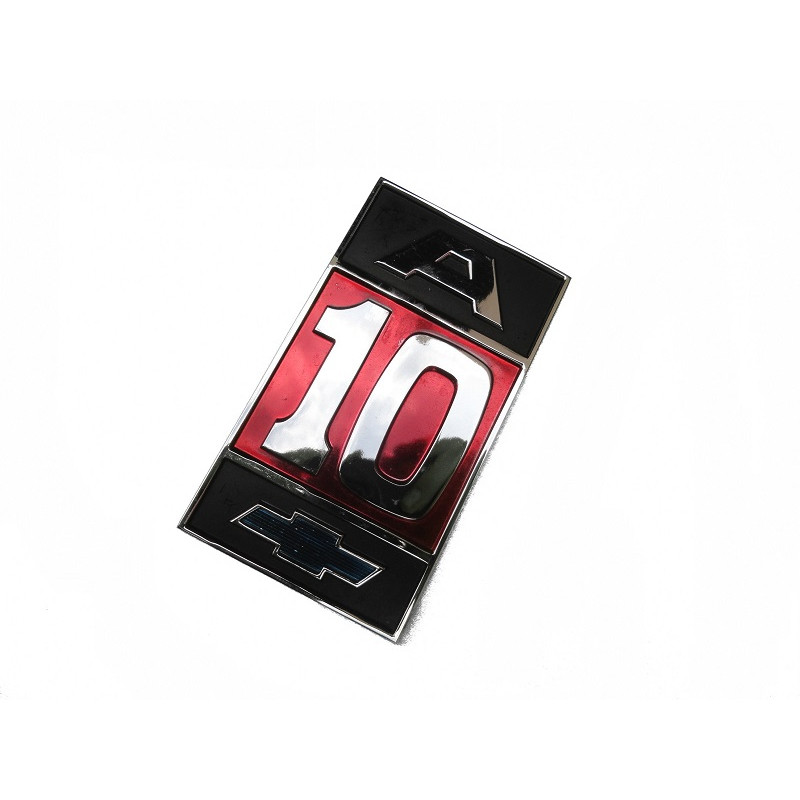 Emblema A-10 Álcool Chevrolet Original Novo Par