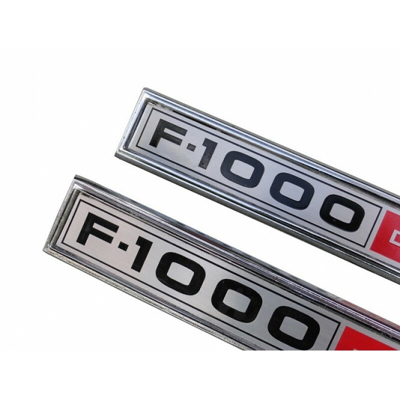 Emblema Lateral Ford F-1000 Diesel 1980 a 1982 Novo - Par