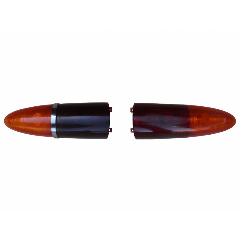 Lente Bicolor Lanterna Aero Willys 65 E 66 Tingoy Nova - Par