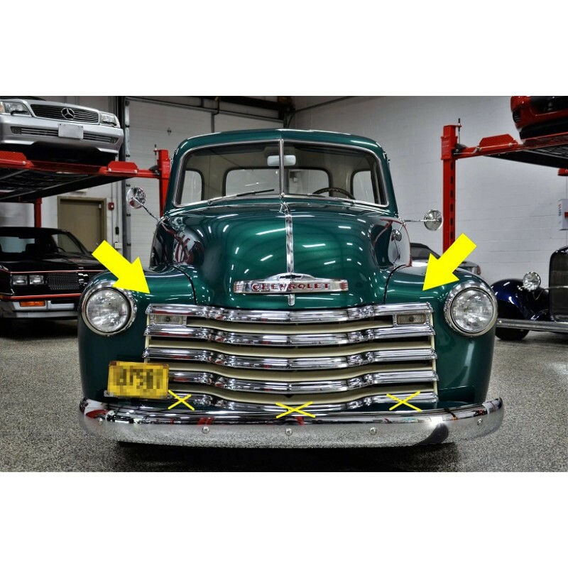 Grade Pick Up Chevrolet Boca de Sapo 47 À 53 Parcial Com Detalhe