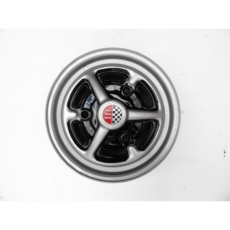 Roda Corcel GT Até 77 Aro 13 Tala 5 Com Emblema Restaurada - Jogo