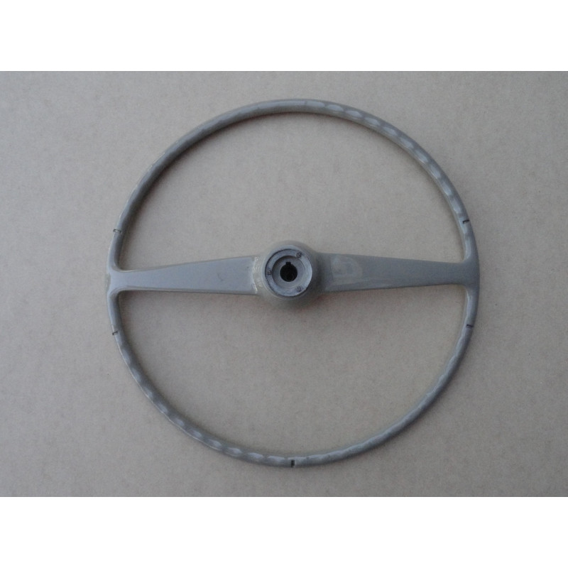 Volante Kombi Antiga Corujinha até 72 Bege com Botão Original Restaurado