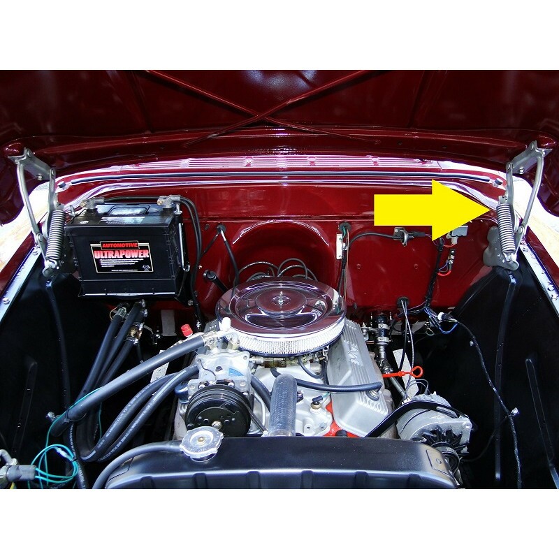 Dobradiça do Capô Esquerda Chevrolet Marta Rocha 1955 a 1957 3100 ...