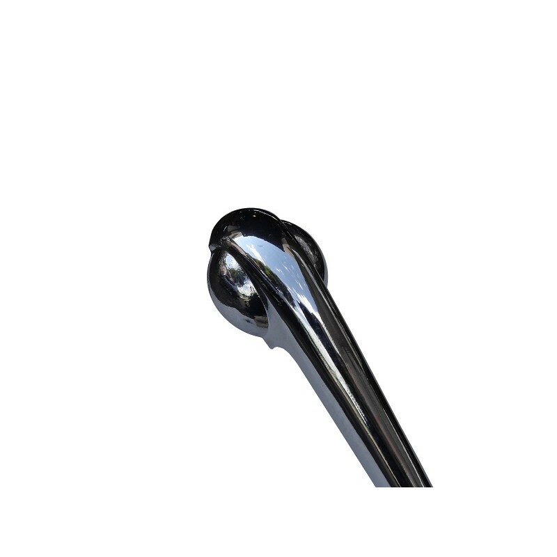 Manivela Vidro Cromada Marrom Volkswagen Fusca até 1970 Nova