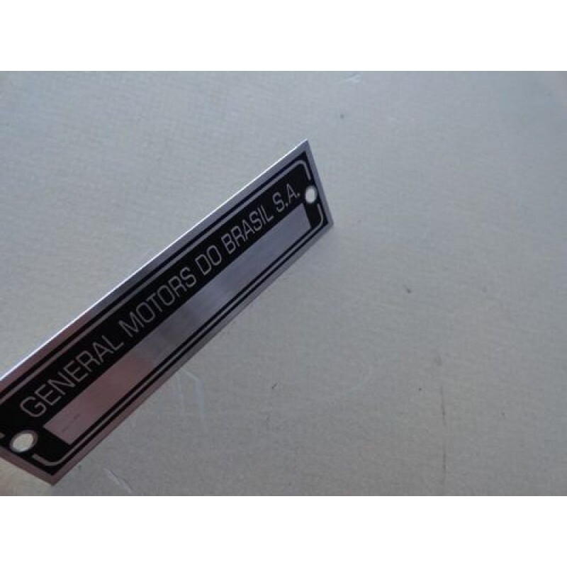 Plaqueta Numeração Chassi